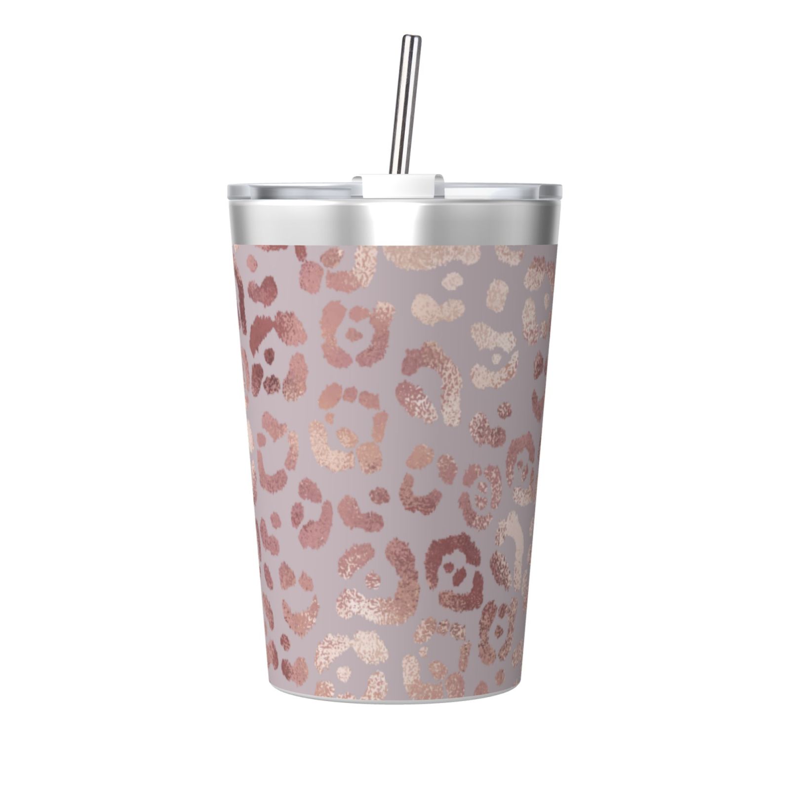 12oz Conical Straw Thermos Cup 4.9×3.2in Thermal Insulation No Smell ...