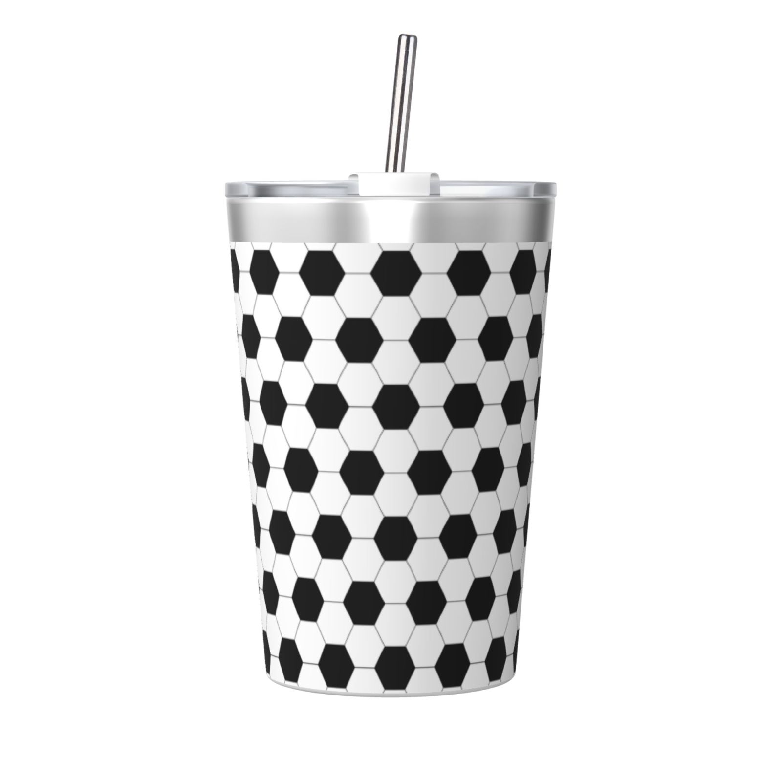 12oz Conical Straw Thermos Cup 4.9×3.2in Thermal Insulation No Smell ...