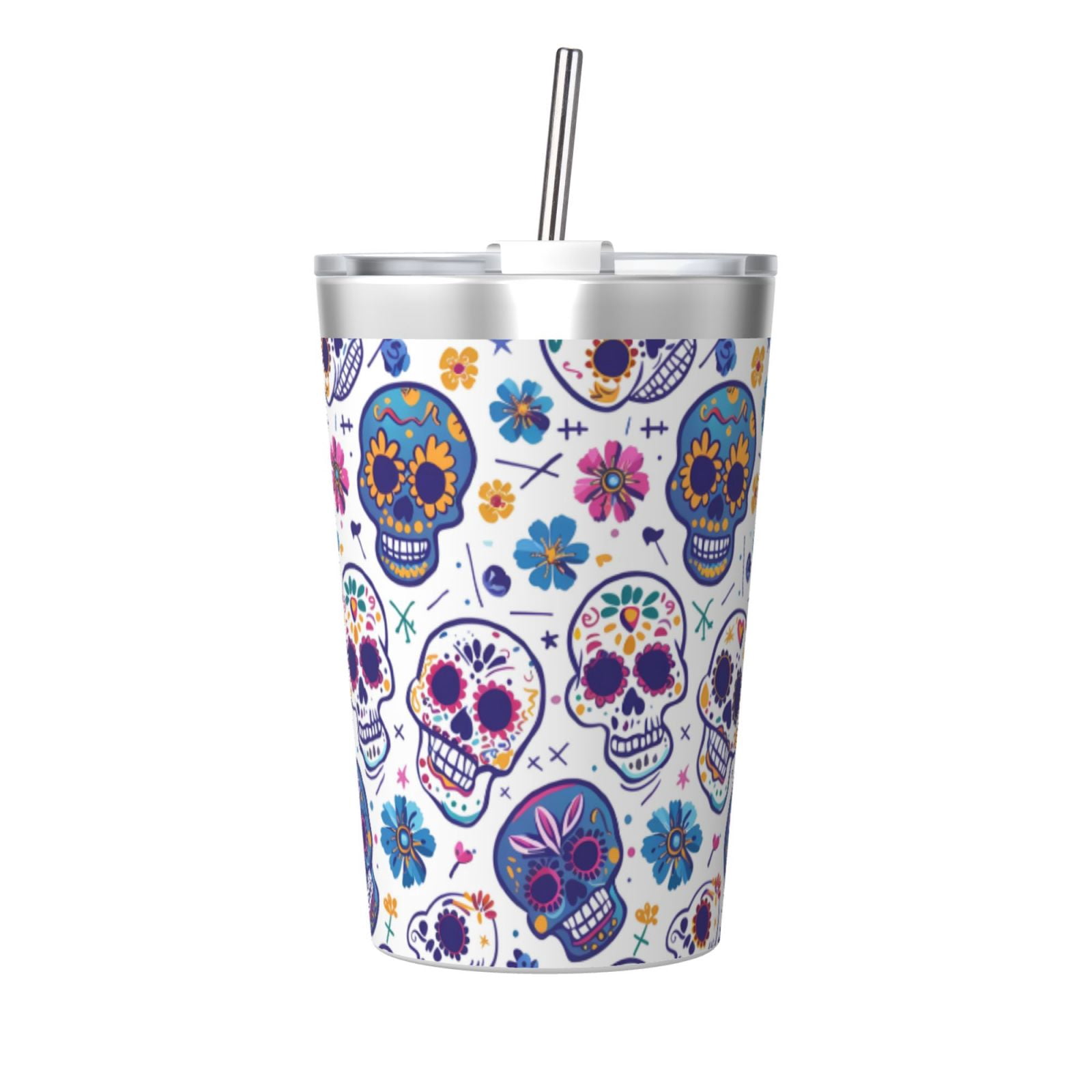 12oz Conical Thermal Insulation Cup 4.9×3.2in With Straw No Odor ...