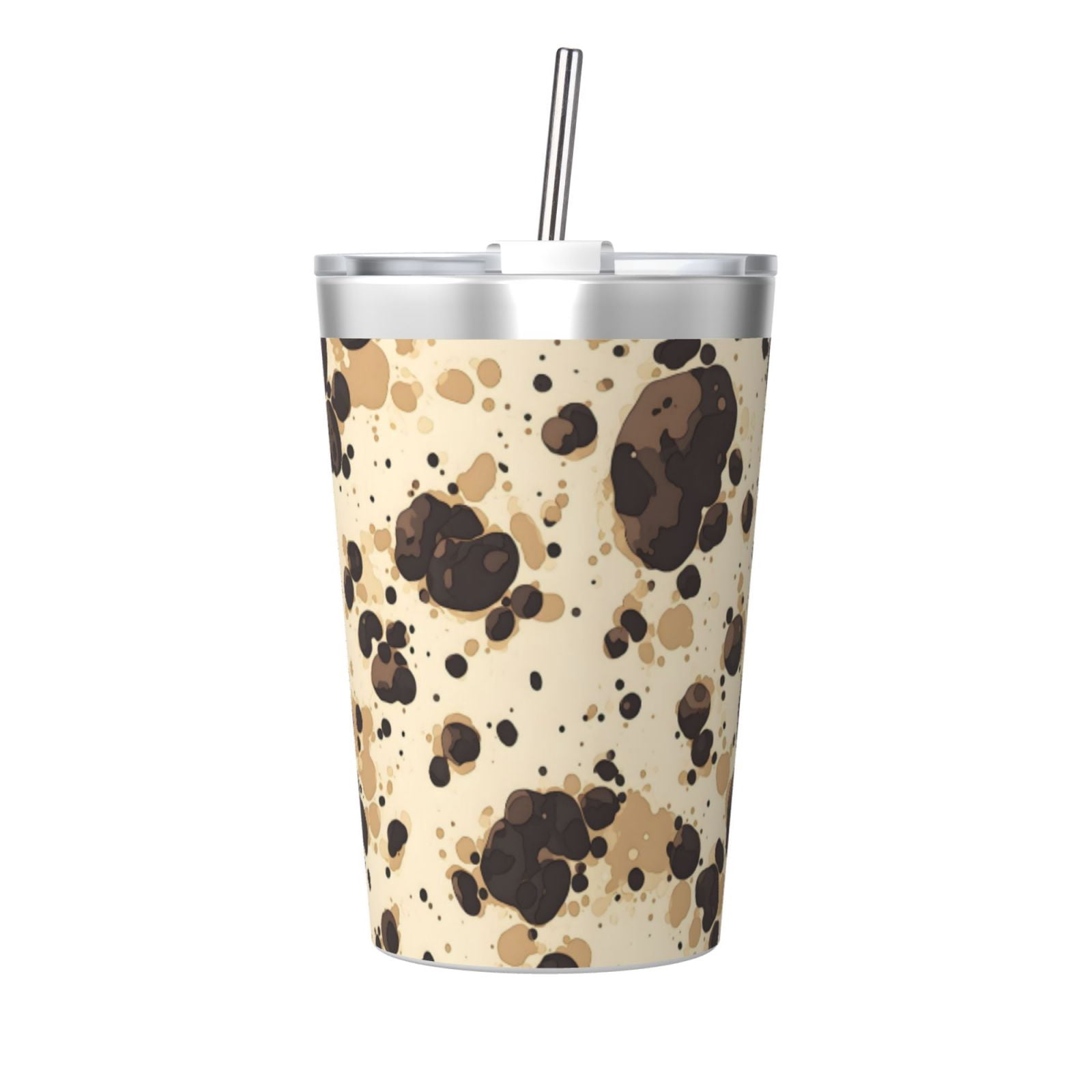 12oz Conical Thermal Insulation Cup 4.9×3.2in With Straw No Odor ...