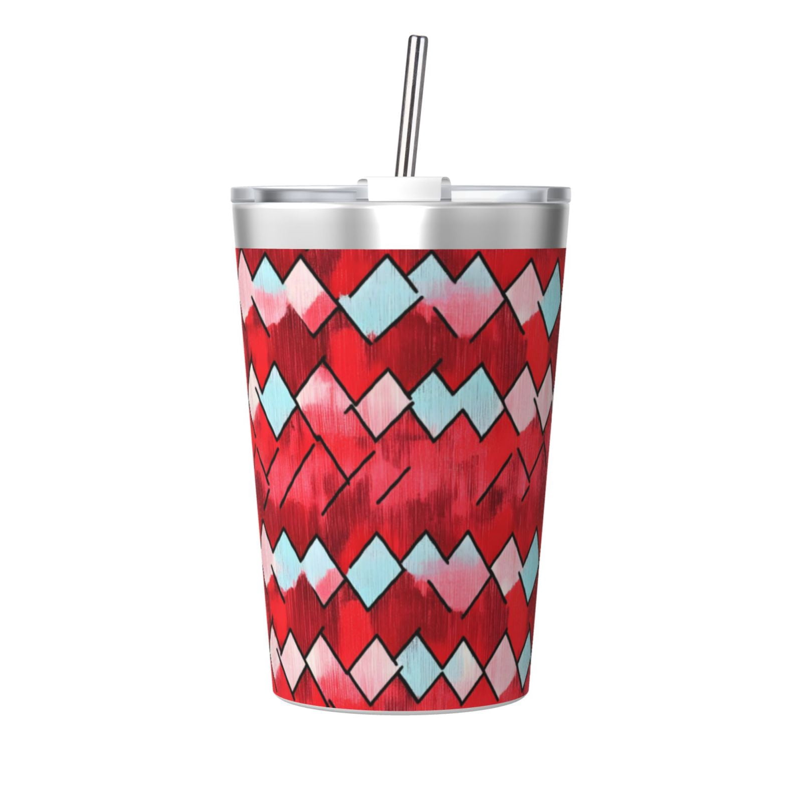 12oz Conical Thermal Insulation Cup 4.9×3.2in With Straw No Odor ...