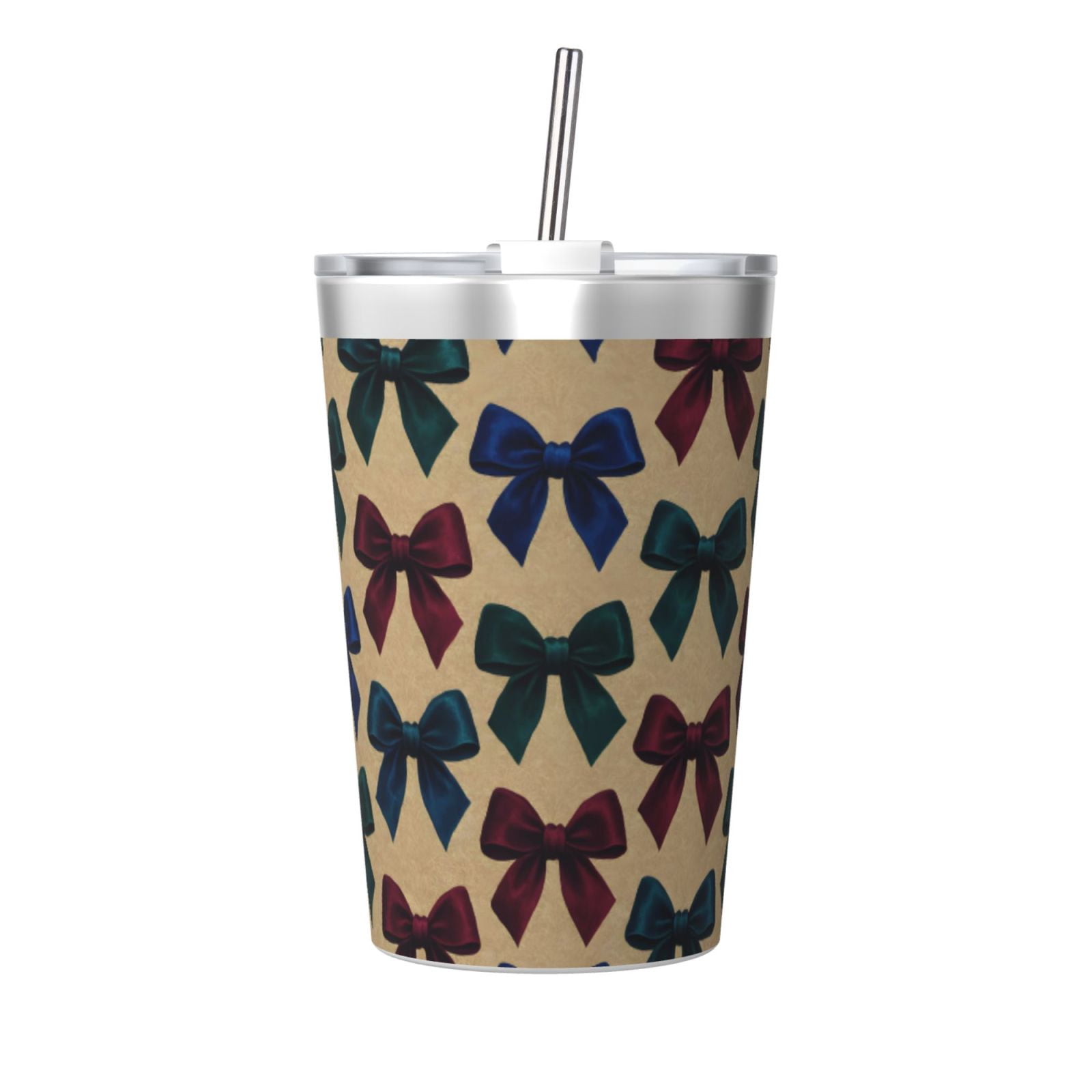 12oz Conical Thermal Insulation Cup 4.9×3.2in With Straw No Odor ...