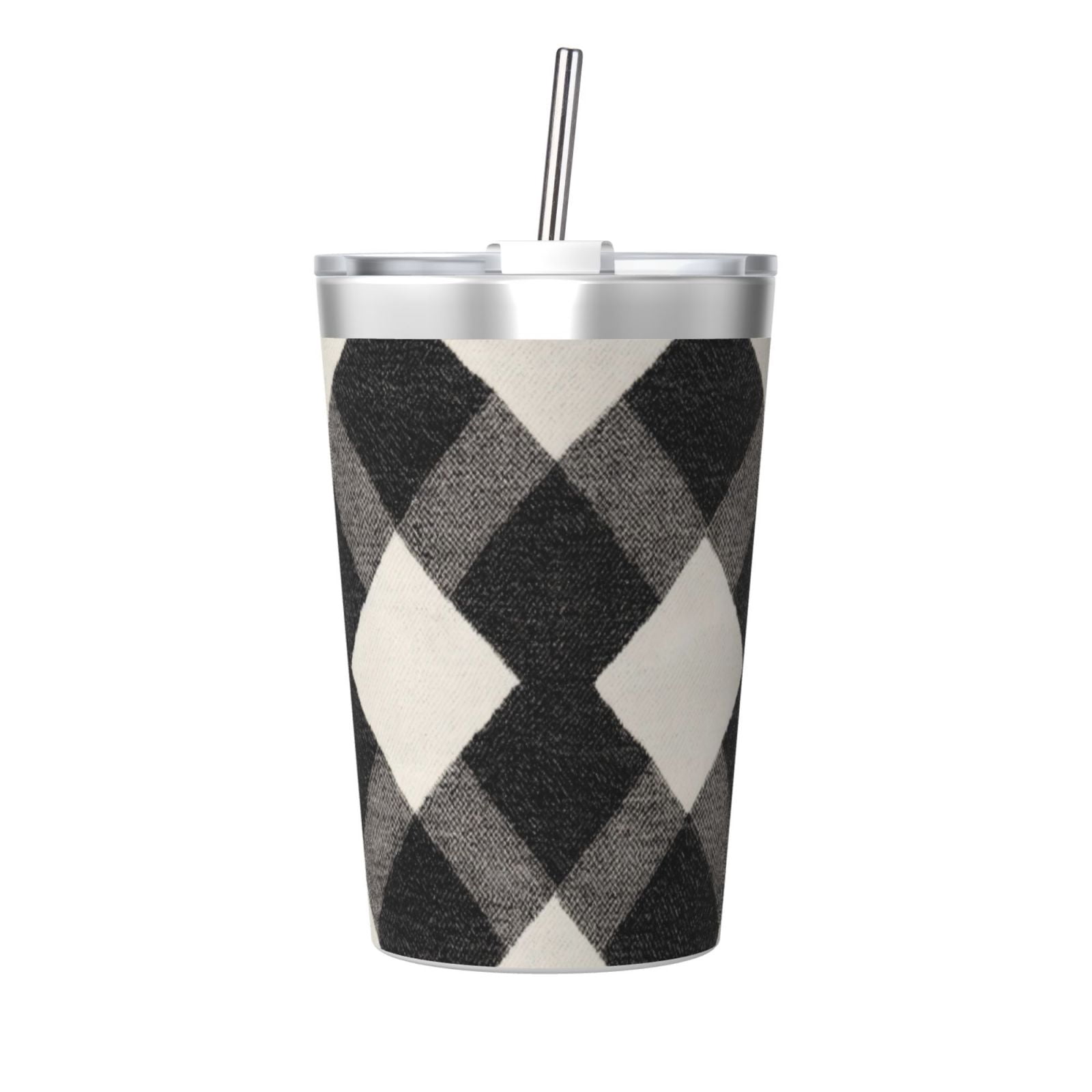 12oz Conical Thermal Insulation Cup 4.9×3.2in With Straw No Odor ...