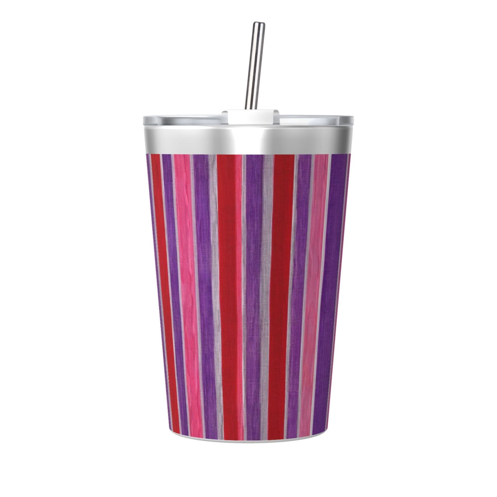 12oz Conical Thermal Insulation Cup 4.9×3.2in With Straw No Odor ...