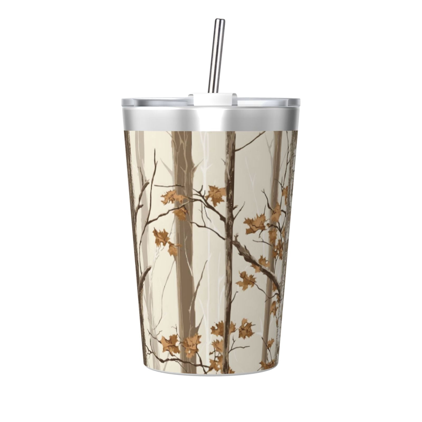 12oz Conical Thermal Insulation Cup 4.9×3.2in With Straw No Odor ...
