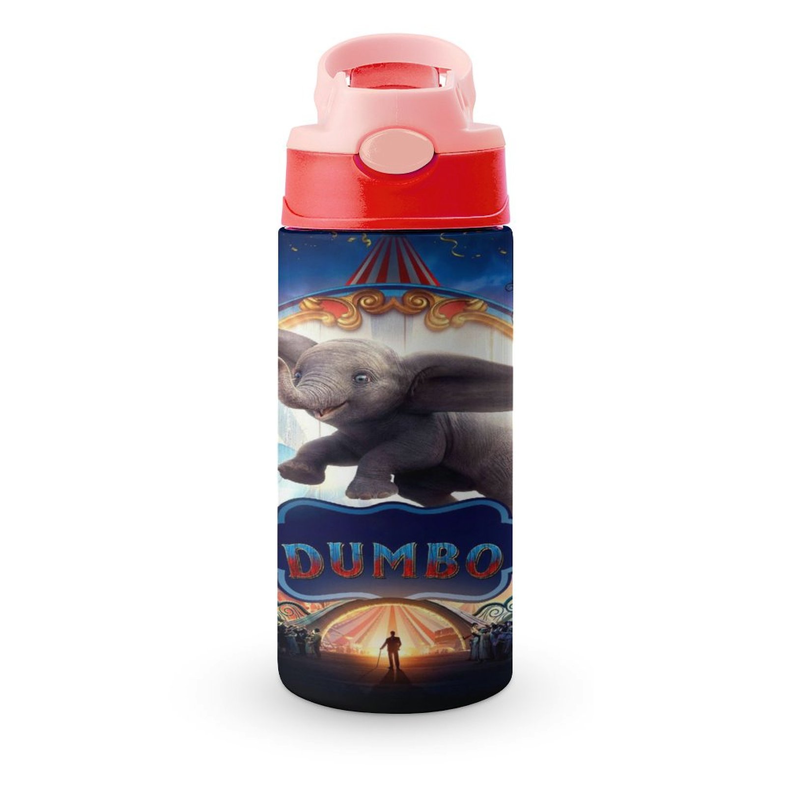 12oz Dumb-0 Water Bottle with Straw Lid Insulated Cartoon Stainless ...