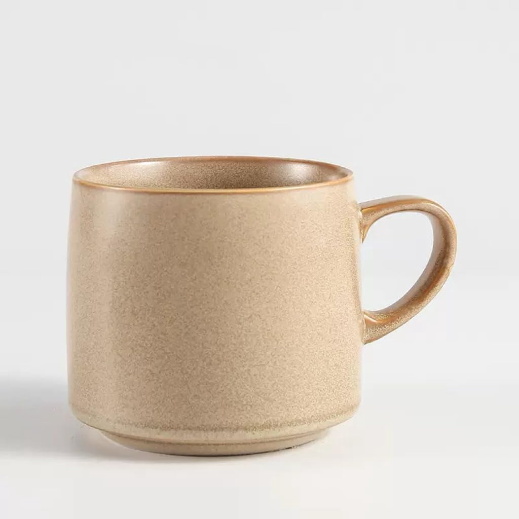 12oz Japanese Style Reactive Glaze Stoneware Coffee Mug, Lead-Free ...