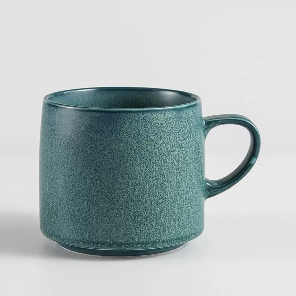 12oz Japanese Style Reactive Glaze Stoneware Coffee Mug, Lead-Free ...
