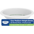 12oz Medium-Weight Paper Bowls, White, 500 Bowls Per Case - Walmart.com
