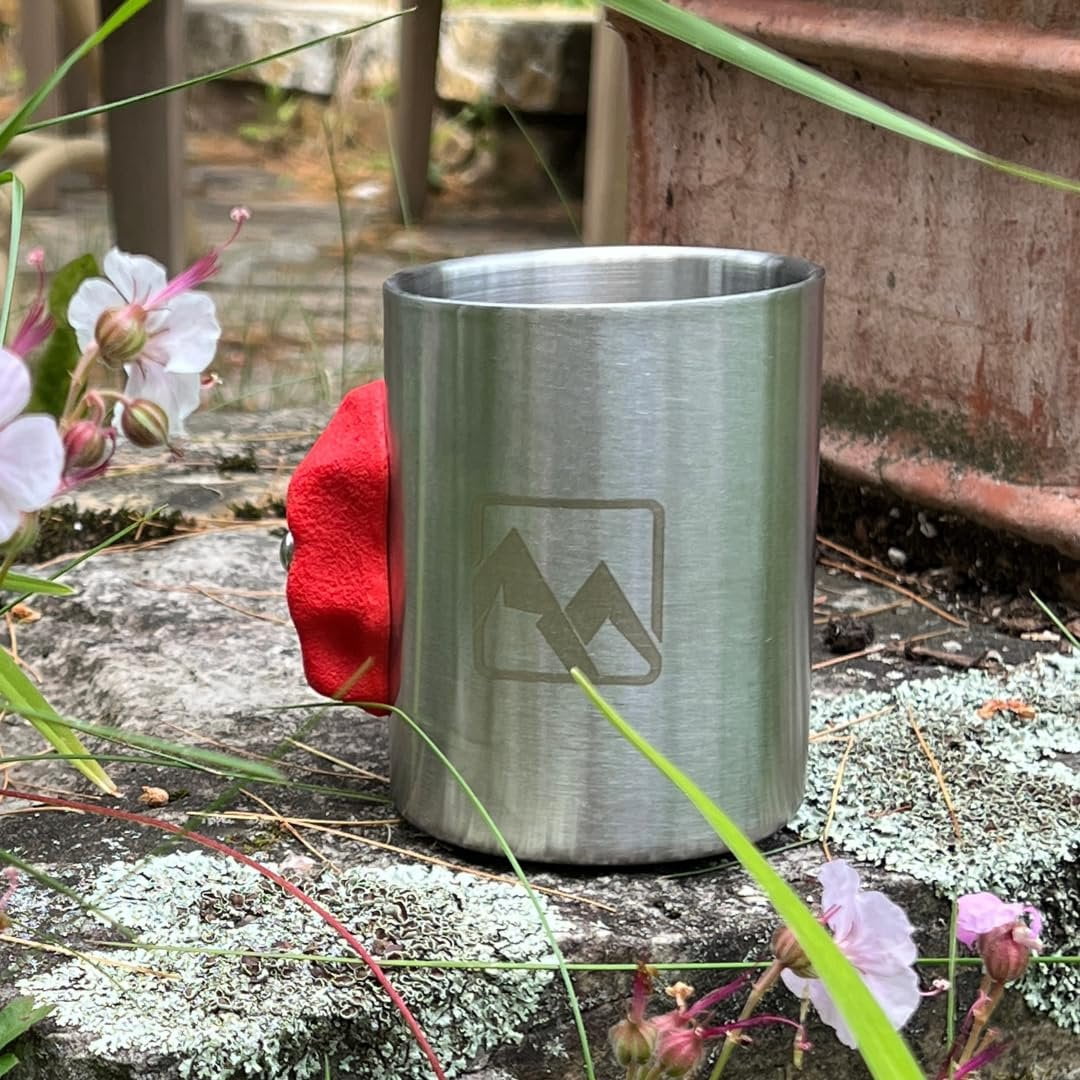 MTNShade 365 Days Coffee 14oz Stainless Steel Cup with Rock Climbing ...