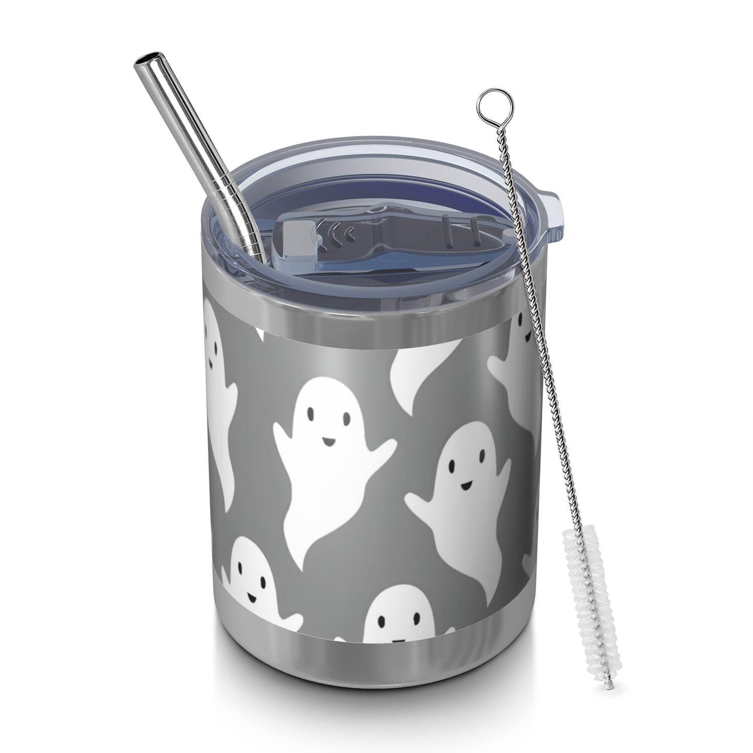 12oz Tumblers Minimalist Halloween Ghosts Pattern Vacuum Insulated ...