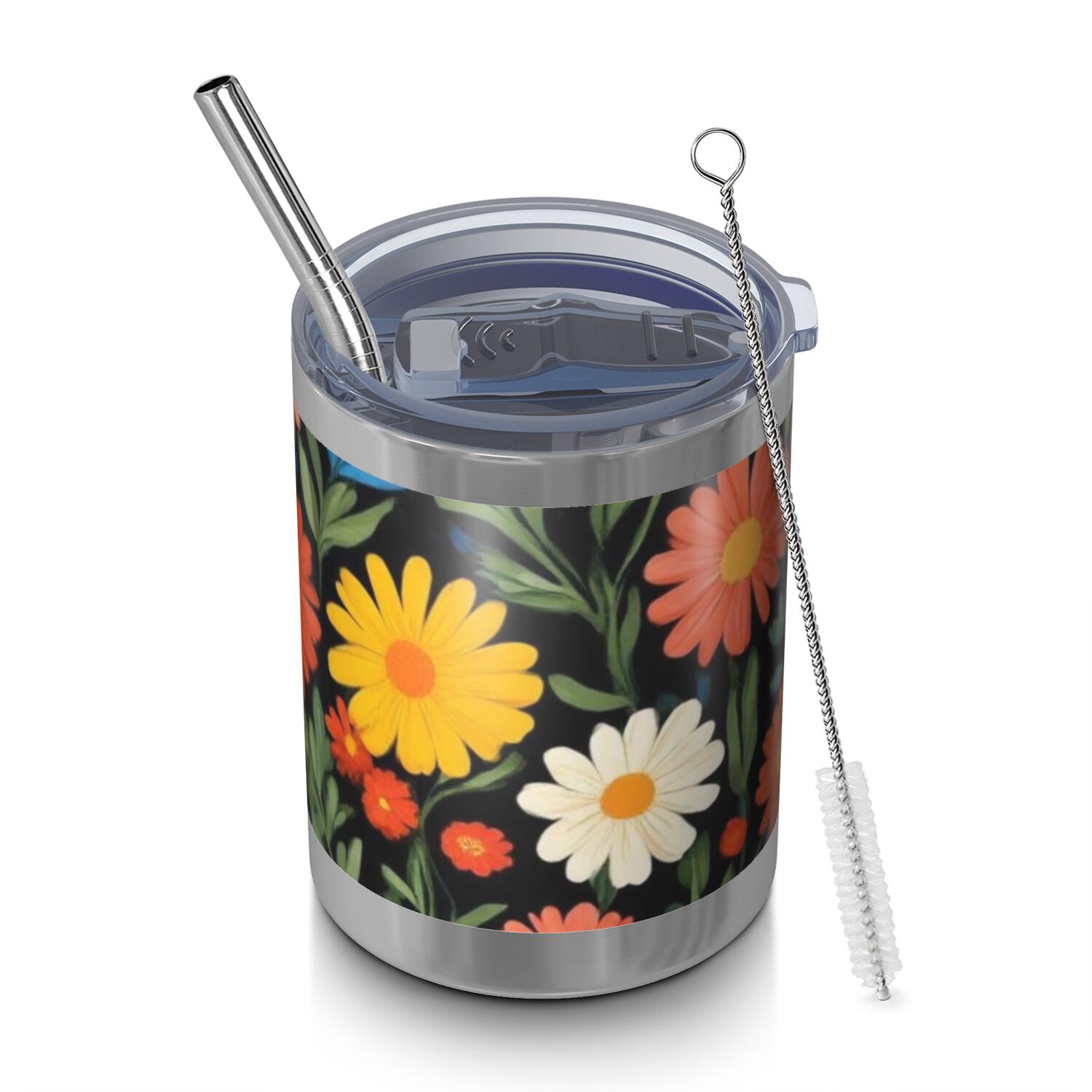 12oz Tumblers Pioneer Flower Floral Print Pattern Vacuum Insulated ...