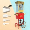 12oz Vintage Popcorn Machine Cart – Commercial Grade Stainless Steel ...