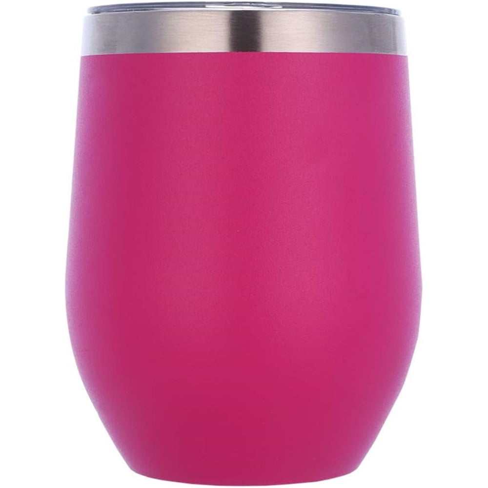 12oz Wine Tumbler Bulk with Lid Gradient Color Stainless Steel ...