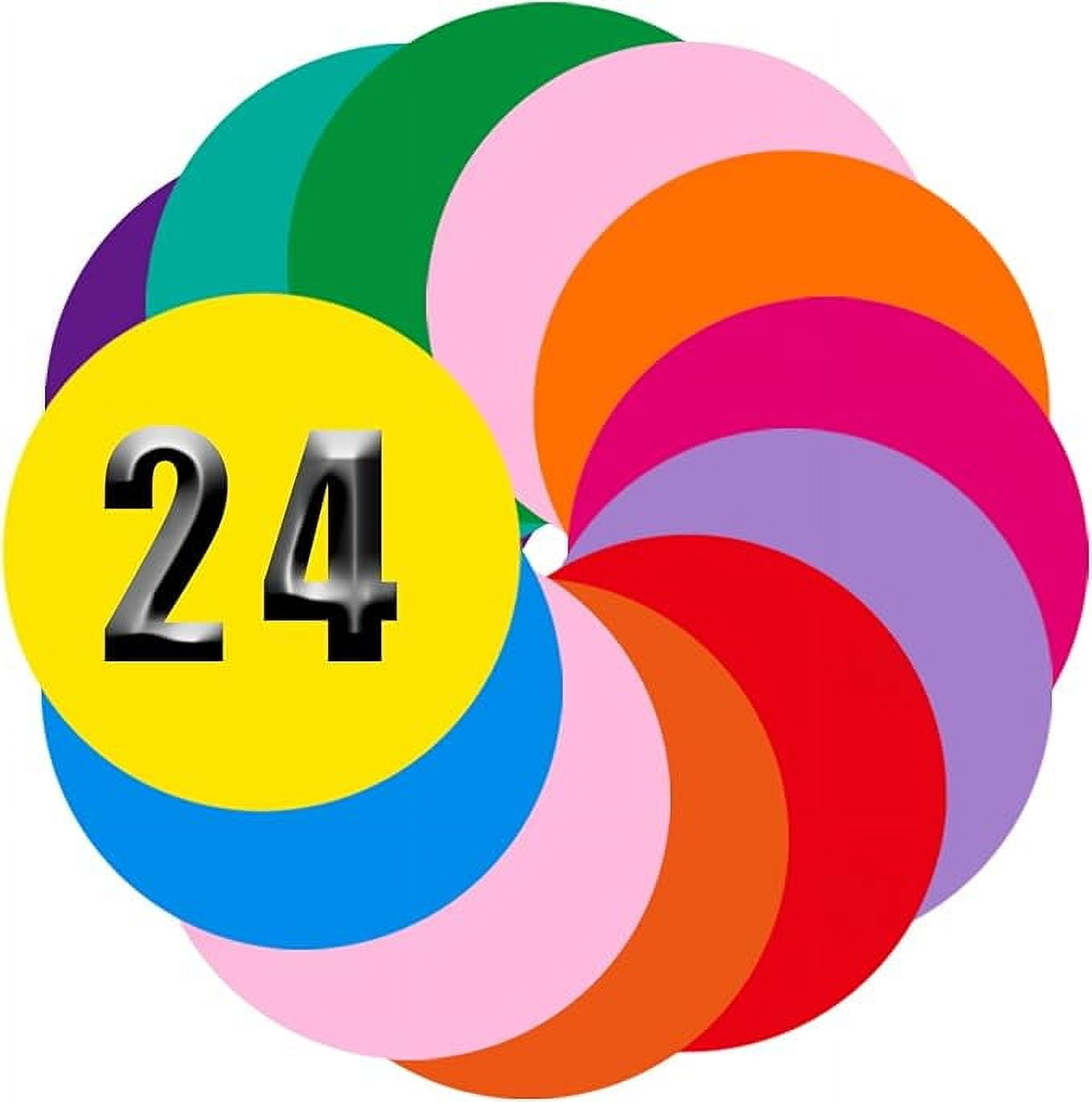 12pack 11 inch Color Dry Wipe dot Circle whiteboard Marking Removable ...