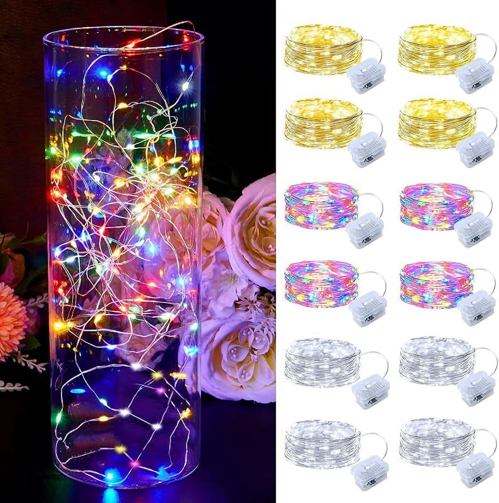 12pack LED Fairy Lights - 3 Colors, Easter Decorative Mini String ...