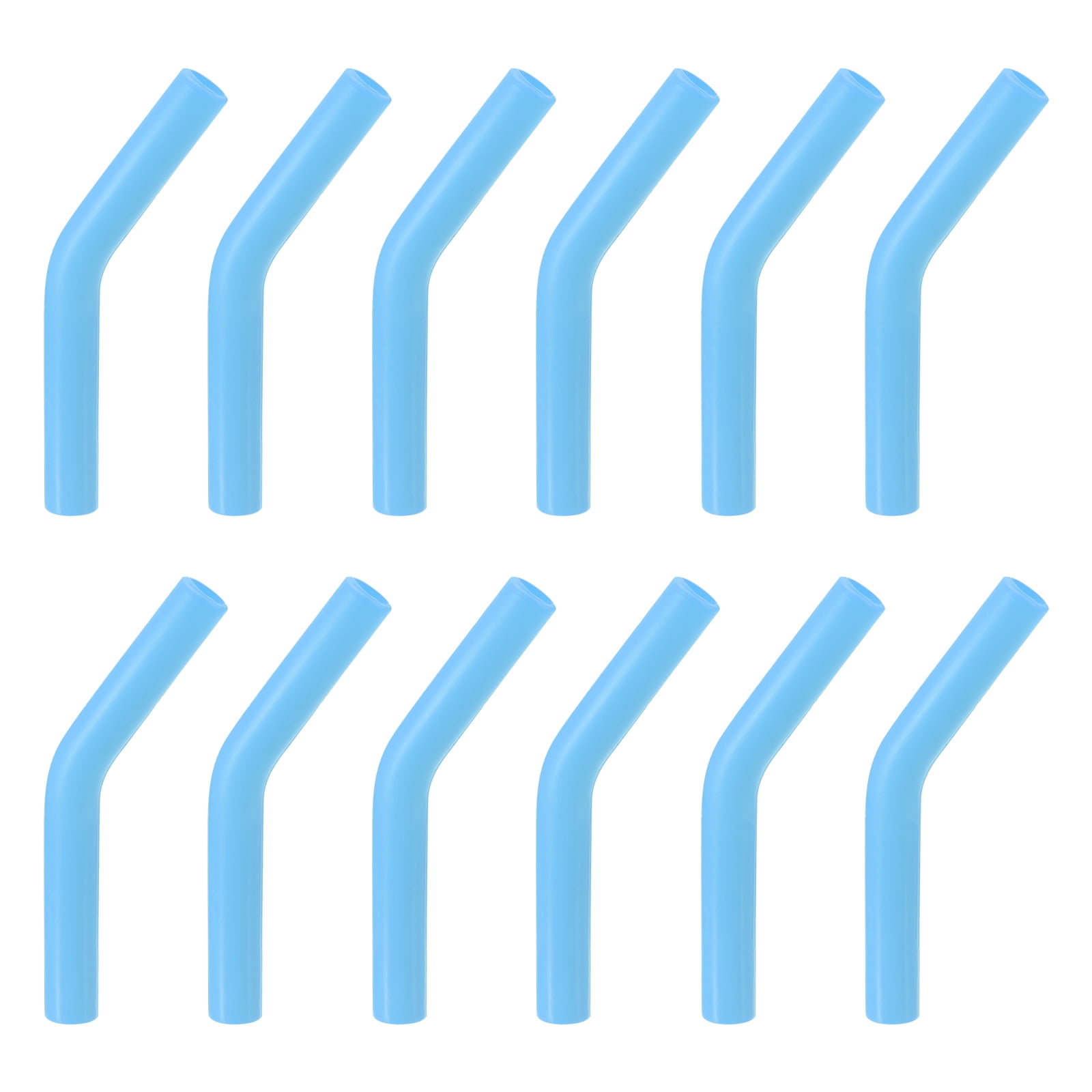 12pack Silicone Straw Tips, Silicone Straw Elbows Tip Fit for 6mm/0.24 ...
