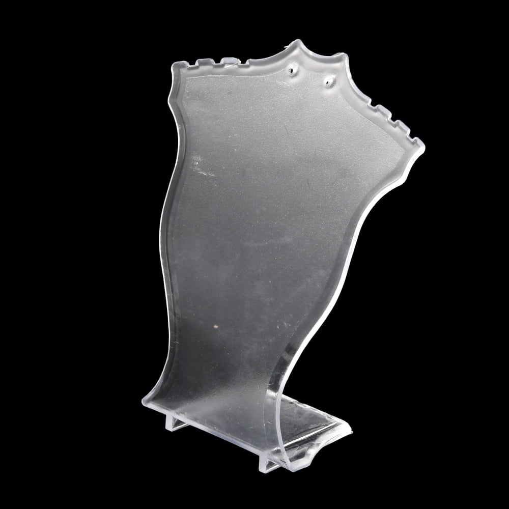 12pc Acrylic Necklaces Display Holders Bust Shape Clear 9.8x4.25x12.2cm ...