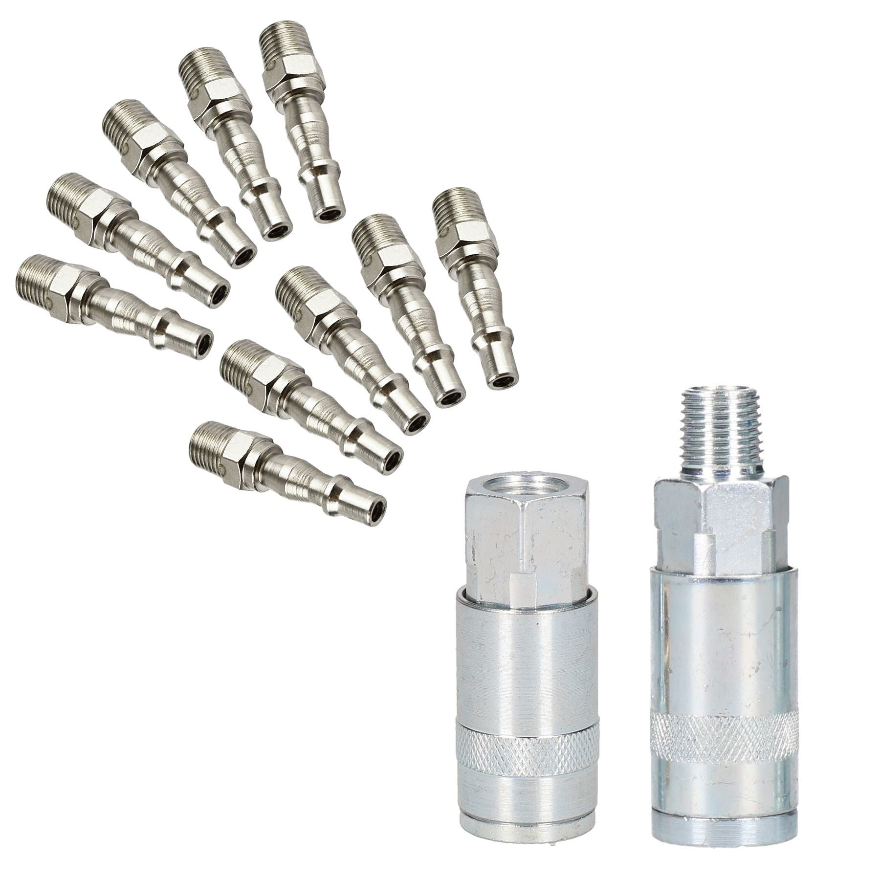 12pc Airline Air Line Quick Release Compressor Fittings with 1/4 BSP ...