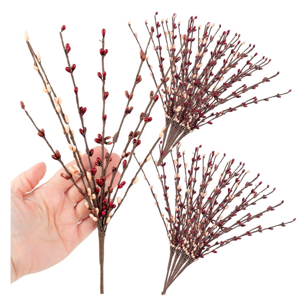 12pc Berry and Cream Pip Berry Sprays - for Americana Floral Work ...