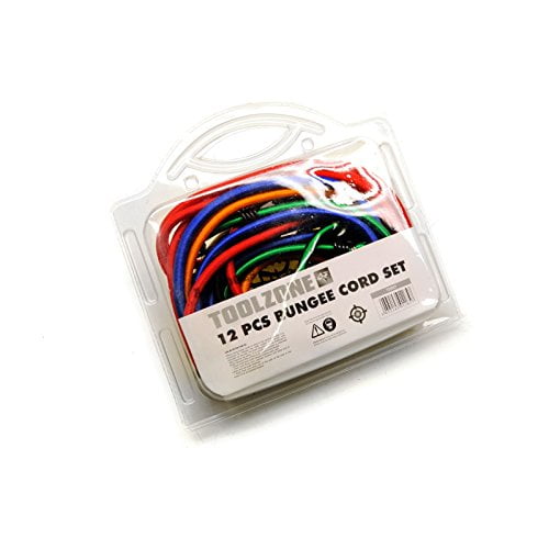 12pc Bungee Cord Shock Rope Elastic Strap Set Hook Lash Luggage Mixed ...