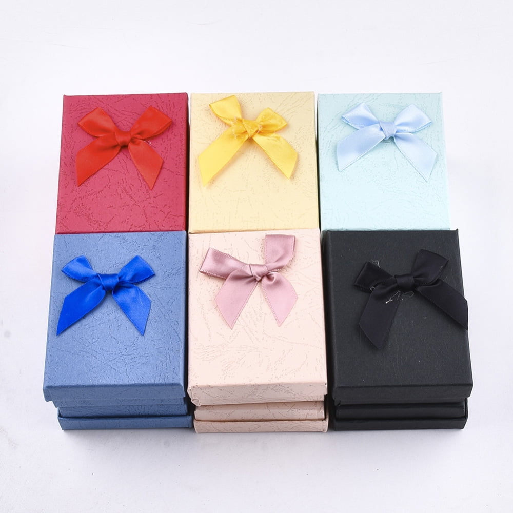 12pc Cardboard Jewelry Set Boxes with Sponge Inside Rectangle with ...