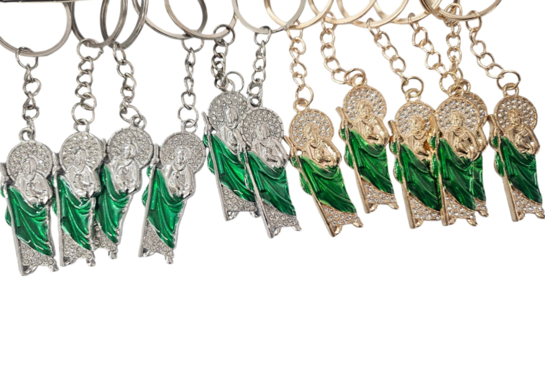 12pc Crystal Saint Jude Rosary Perfect for First Communions , Baptism ...