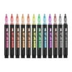 12 color sets Double Line Outline Markers Art Markers Highlighting Pens ...