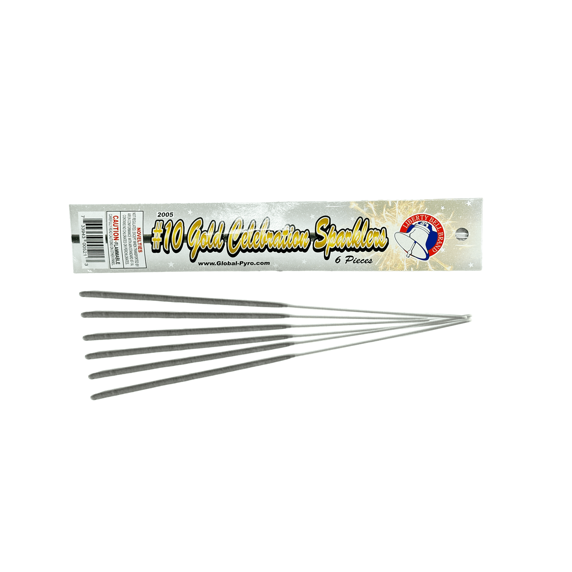 12pc Pack VIP Wedding Sparklers Cake Sparklers 10 inches 2 pack/12 ...