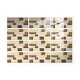 12pc Peel And Stick Ceramic Tile Paste 3D Lattice Ceramic Tile Paste ...