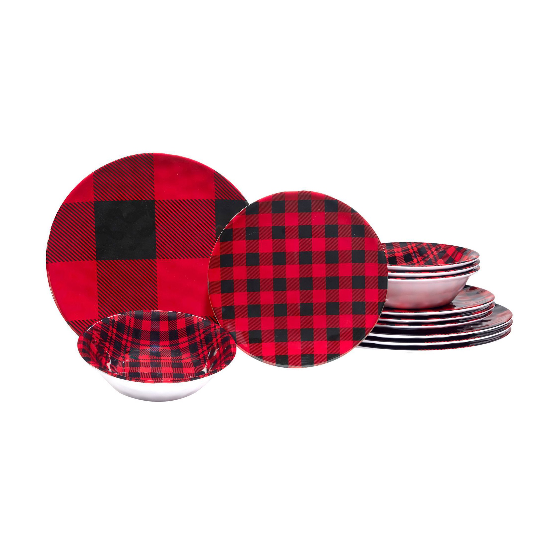 Corelle Color Block 12-pc Dinnerware Set, Serves 4 - Walmart.com