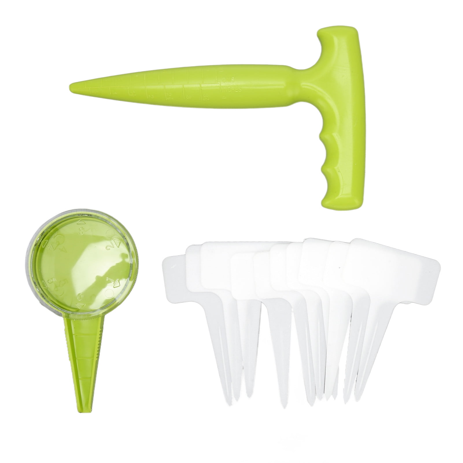 12pc Set with Adjustable Sower, Dibber Tool, Measurements & 10 Plant ...