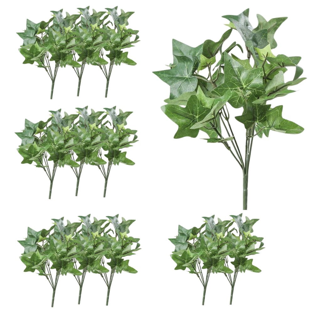 12pc Silk English Ivy Bushes - for Floral Arrangements and Decor ...