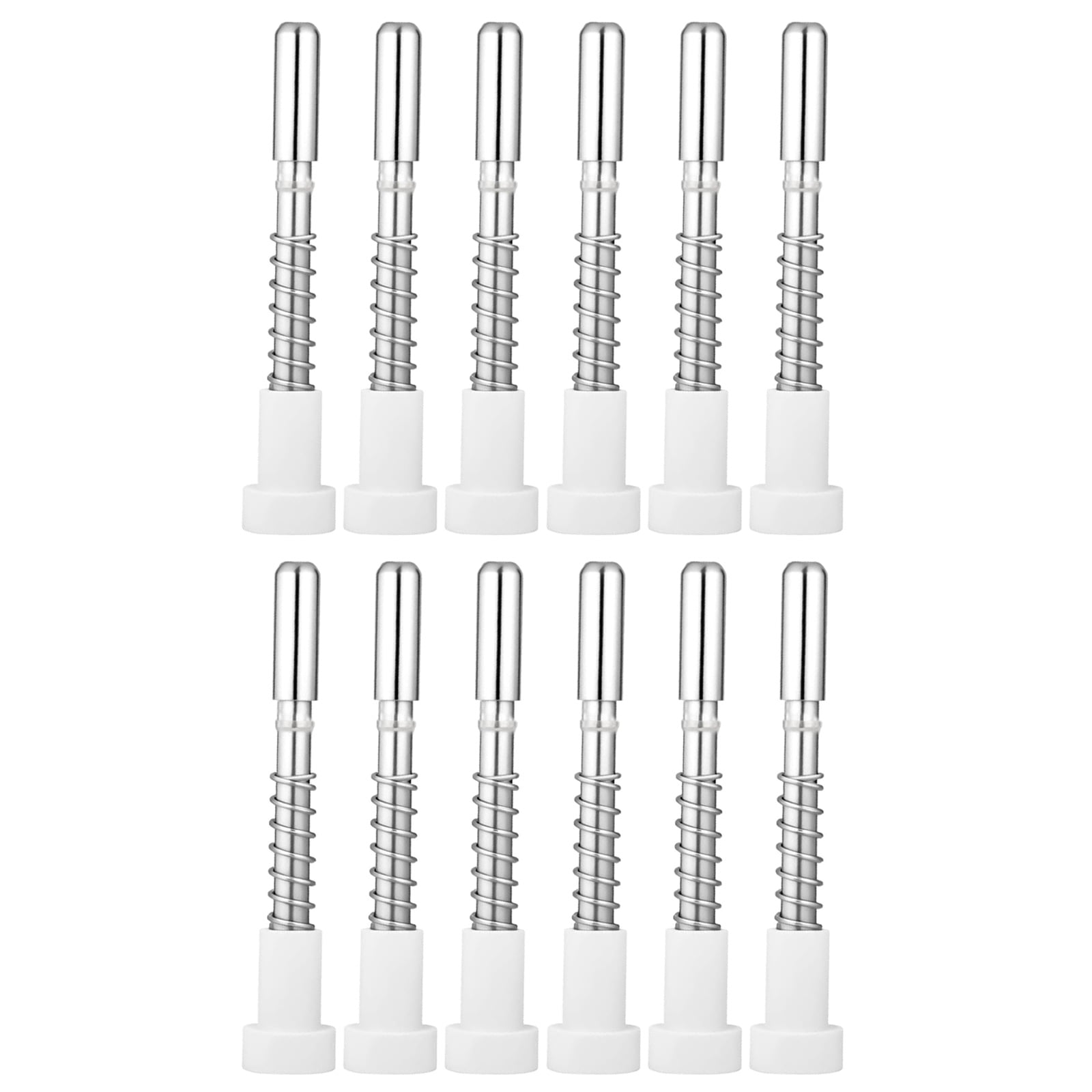 12pc Spring-Loaded Steel Screen Retainer Clips, ABS Caps & Quick-Fix ...