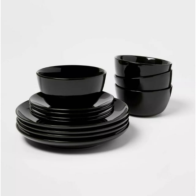 12pc Stoneware Avesta Dinnerware Set - Threshold™ - Walmart.com