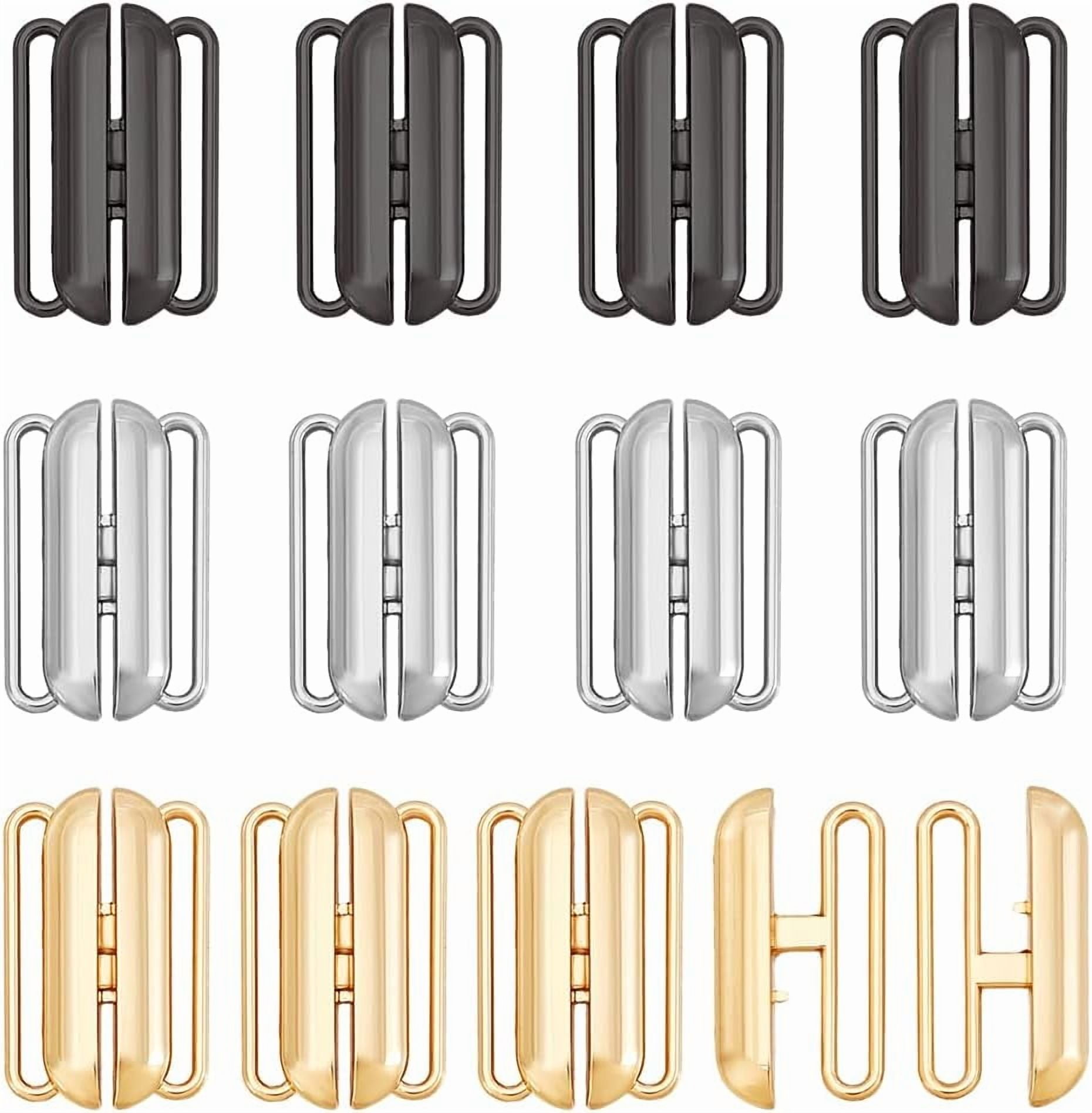 12pcs 1.2 inch Front Closing Bikini Clasps Bathing Suit Clasp Bra Hooks ...