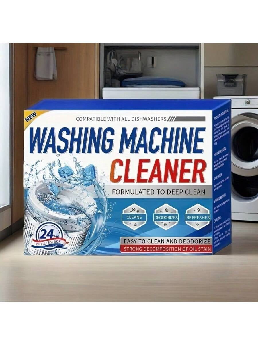 12pcs/24pcs Washing Machine Cleaner Tablets - Deep Clean, Deodorize ...