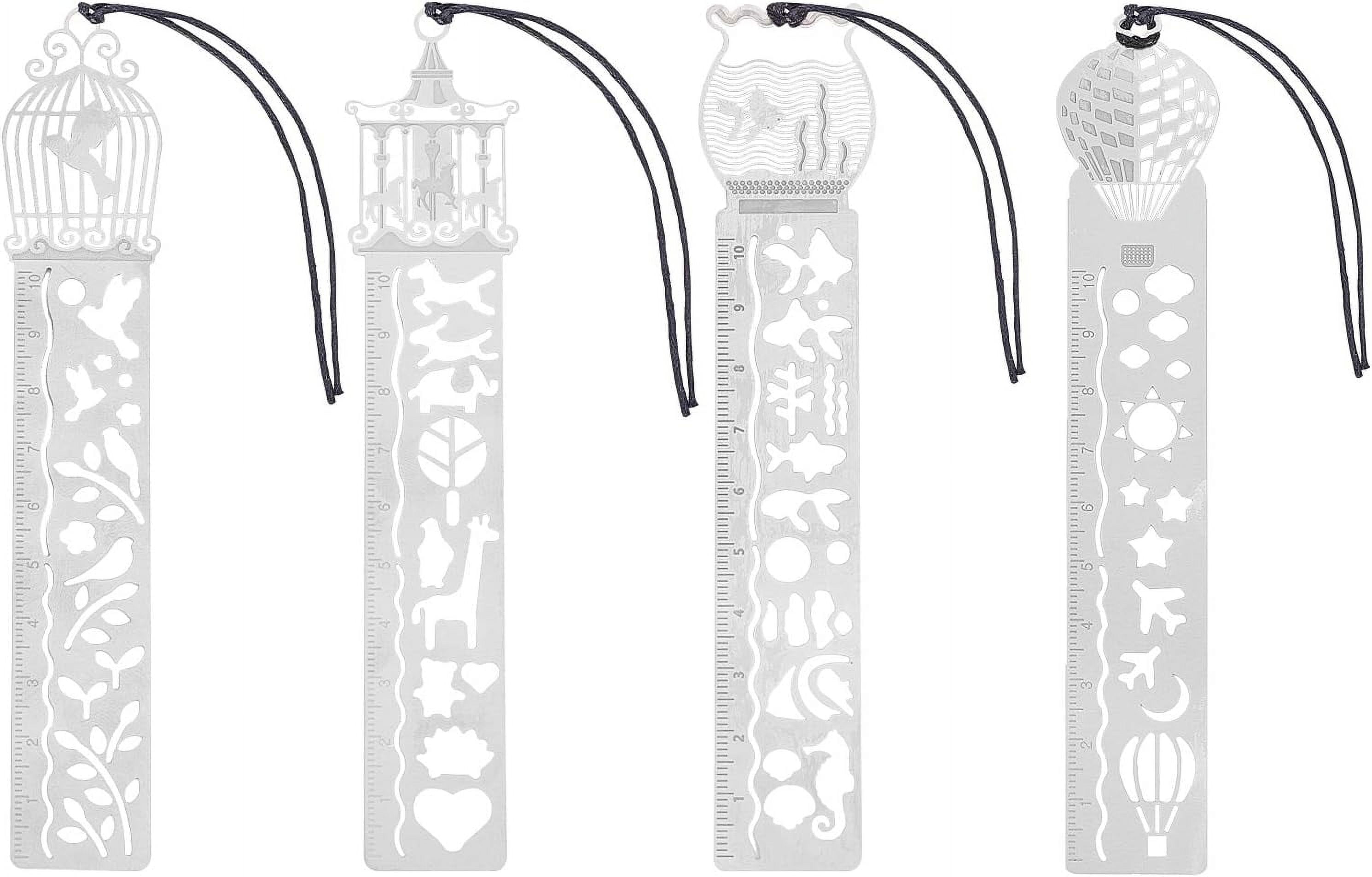 Stainless Steel Drawing Stencil Hollow Hand Accounts Ruler Templat For ...