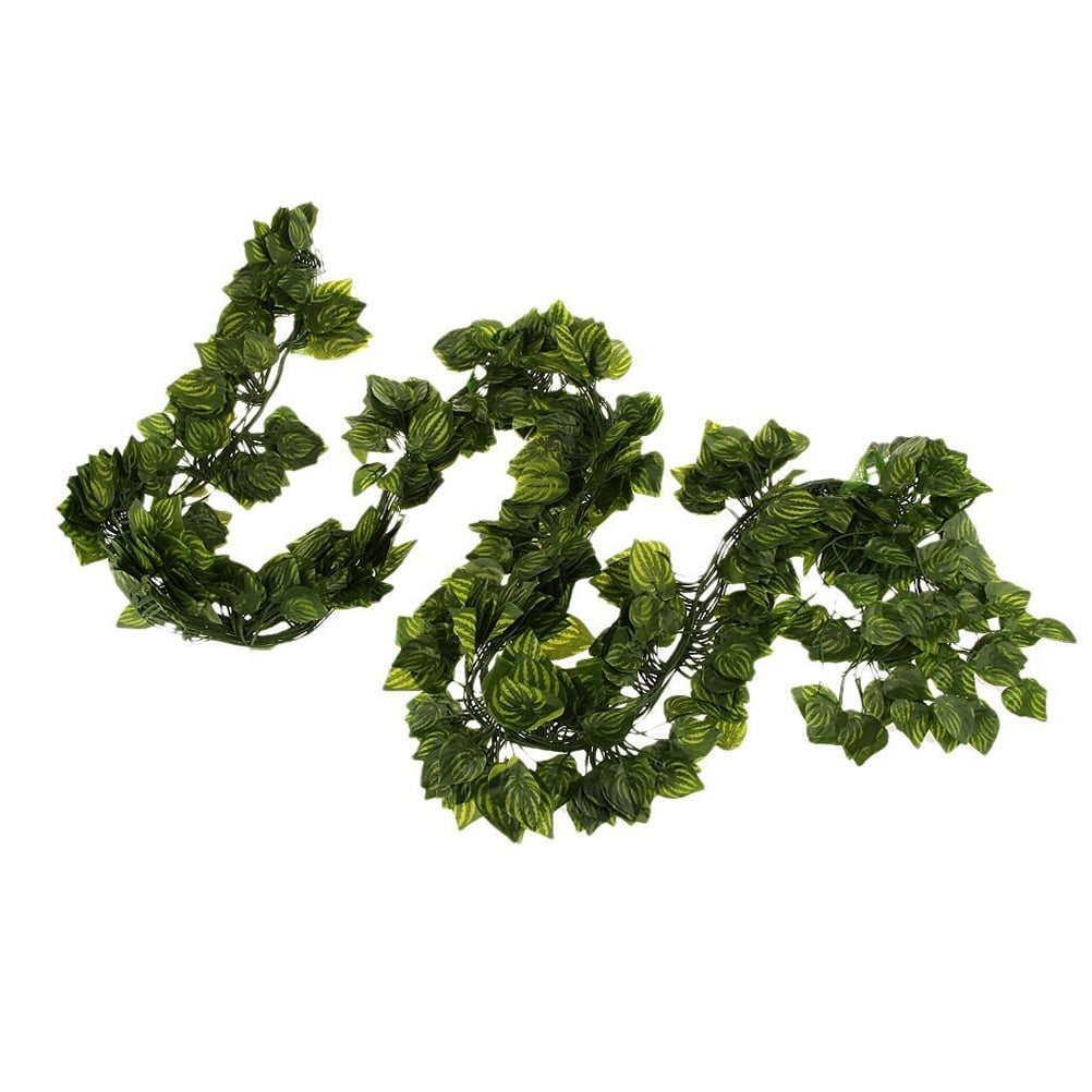 Hemobllo 12Pcs Watermelon Leaf Gar Plants Decor Artificial Hanging ...