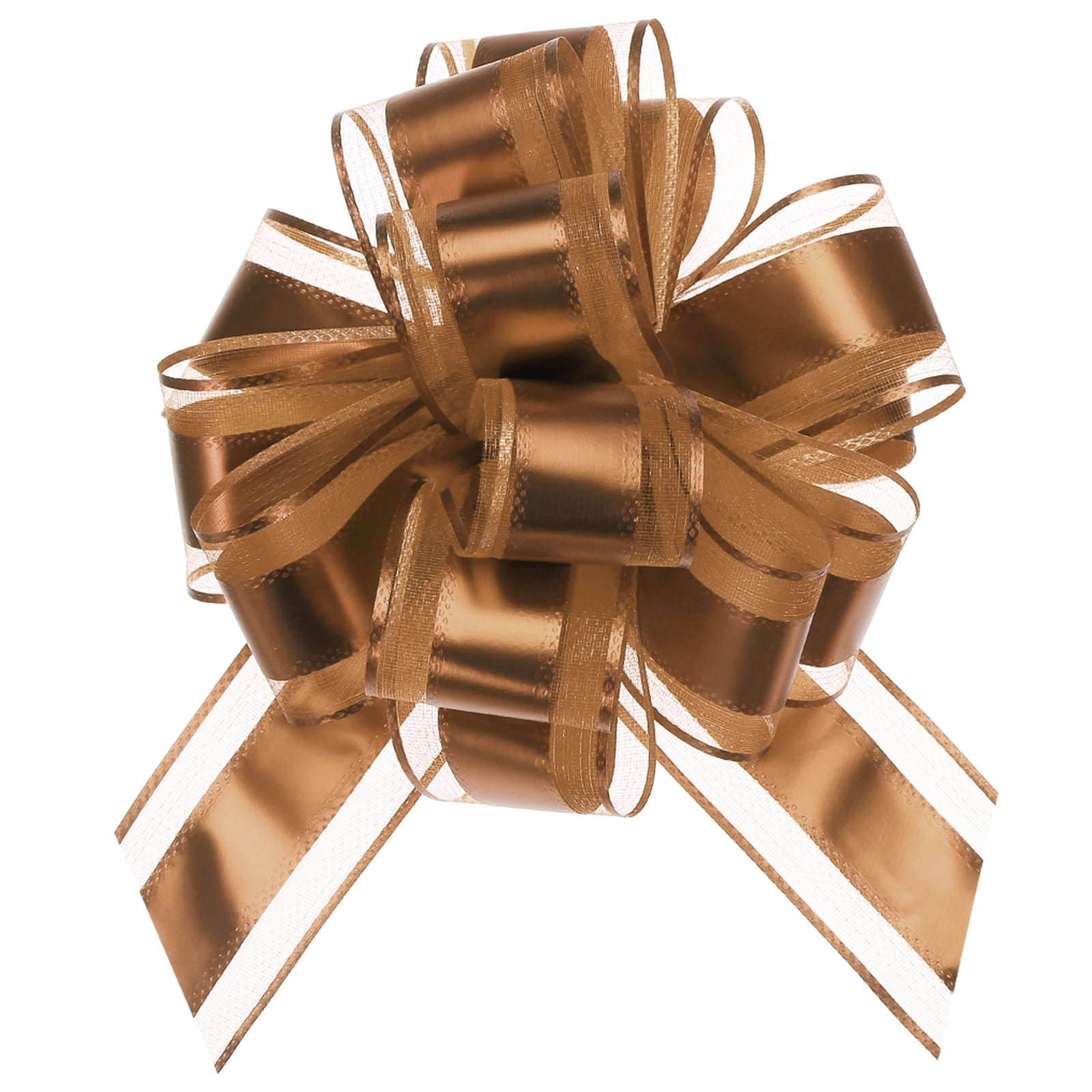 12pcs 9" Extra Large Pull Bow Metallic Gift Wrapping Bows Ribbon ...