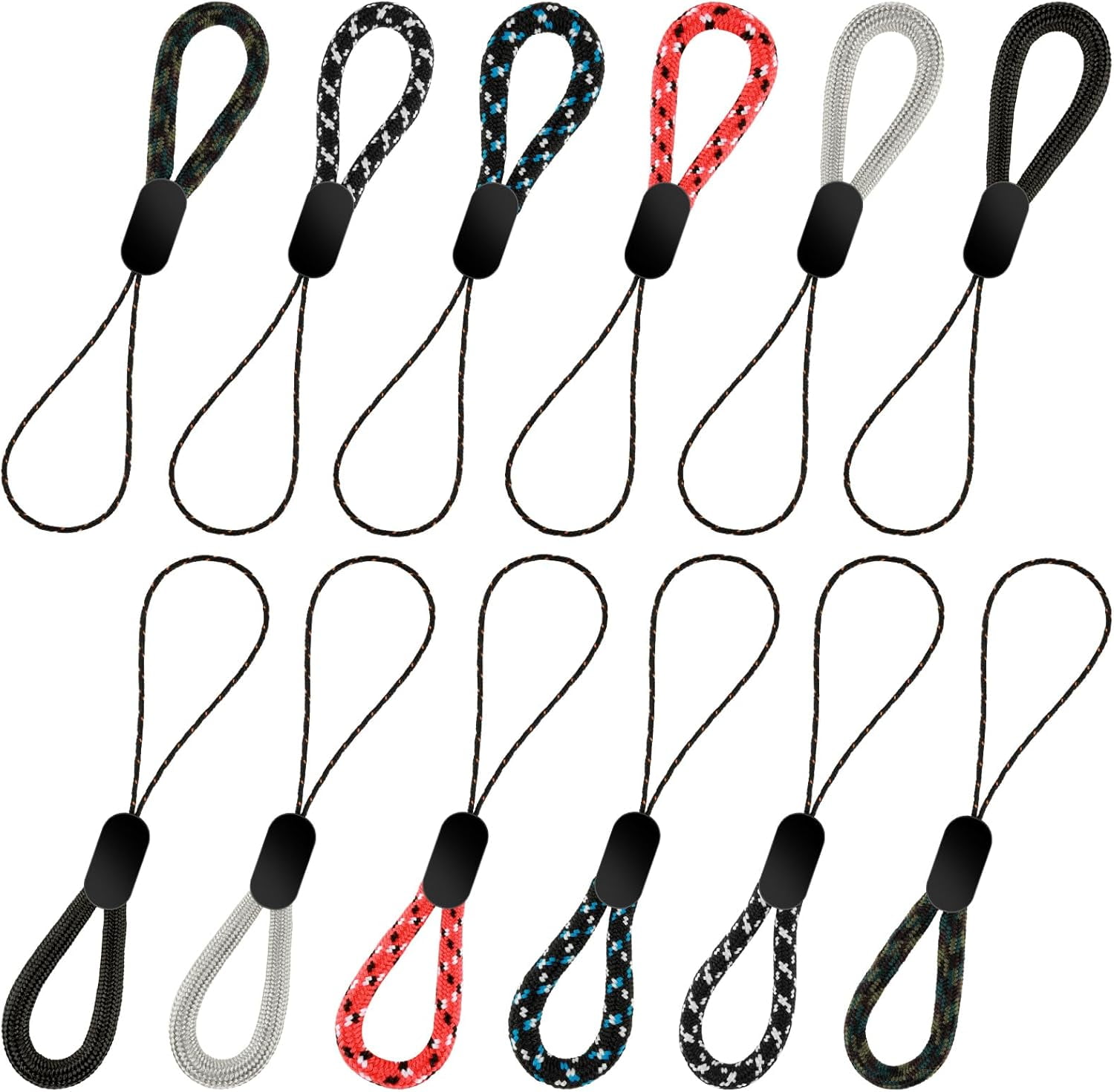 12pcs Adjustable Finger Lanyard Small Wrist Strap,USB Flash Disk ...