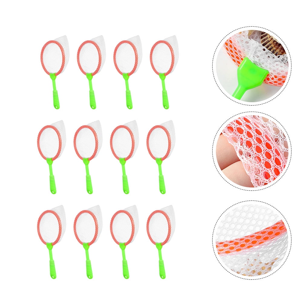 12pcs Kids Fishing Nets and Butterfly Catching Nets Set for Outdoor Fun ...