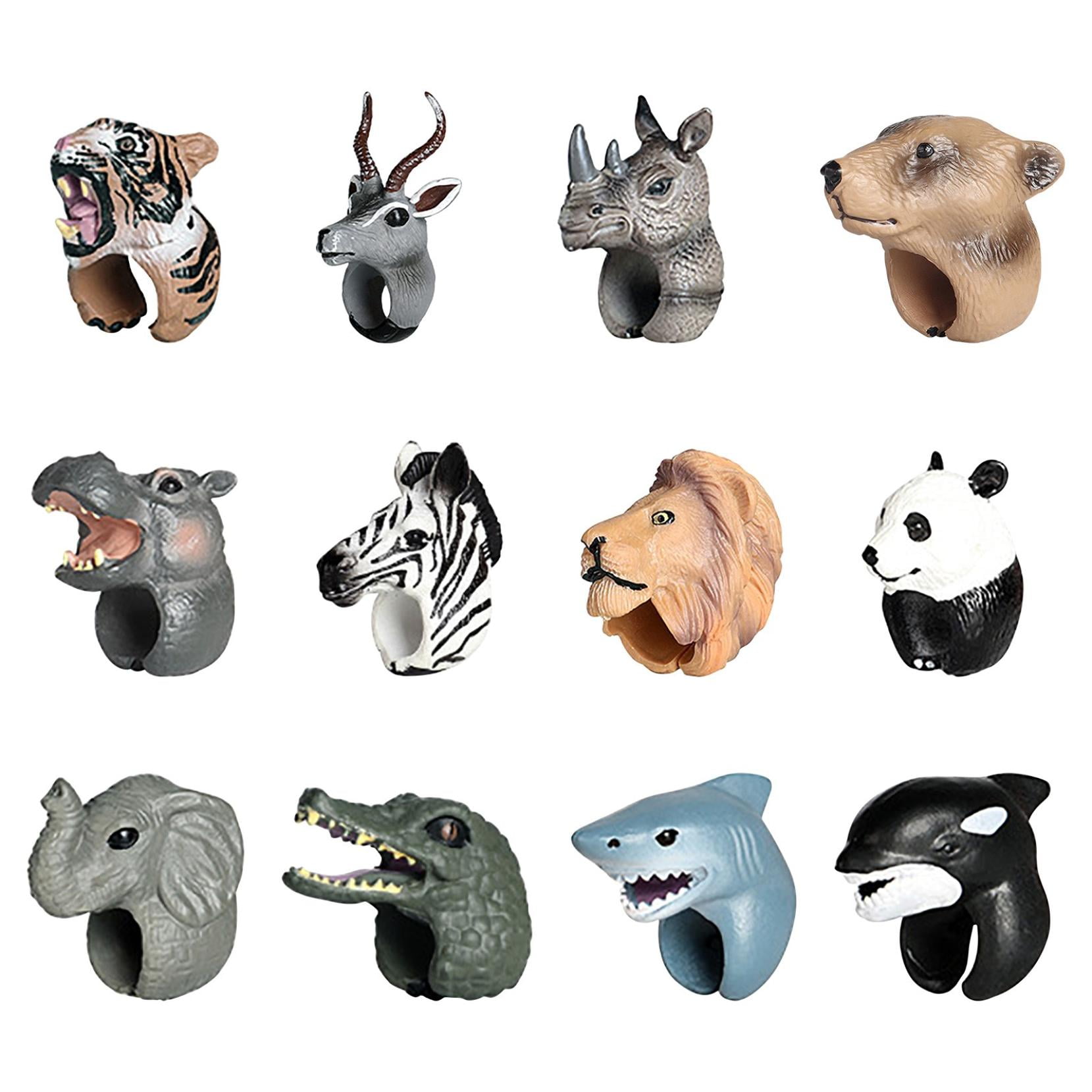 12pcs Animals Finger Puppets Toys For Kids Toys Finger Puppets For ...