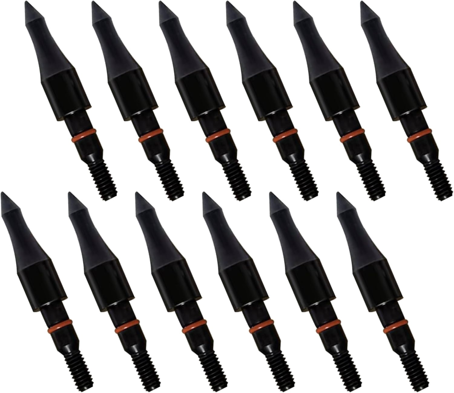 12pcs Archery Arrow Tips 100/125/150/200 Grain Field Tips 5/16 Inch ...