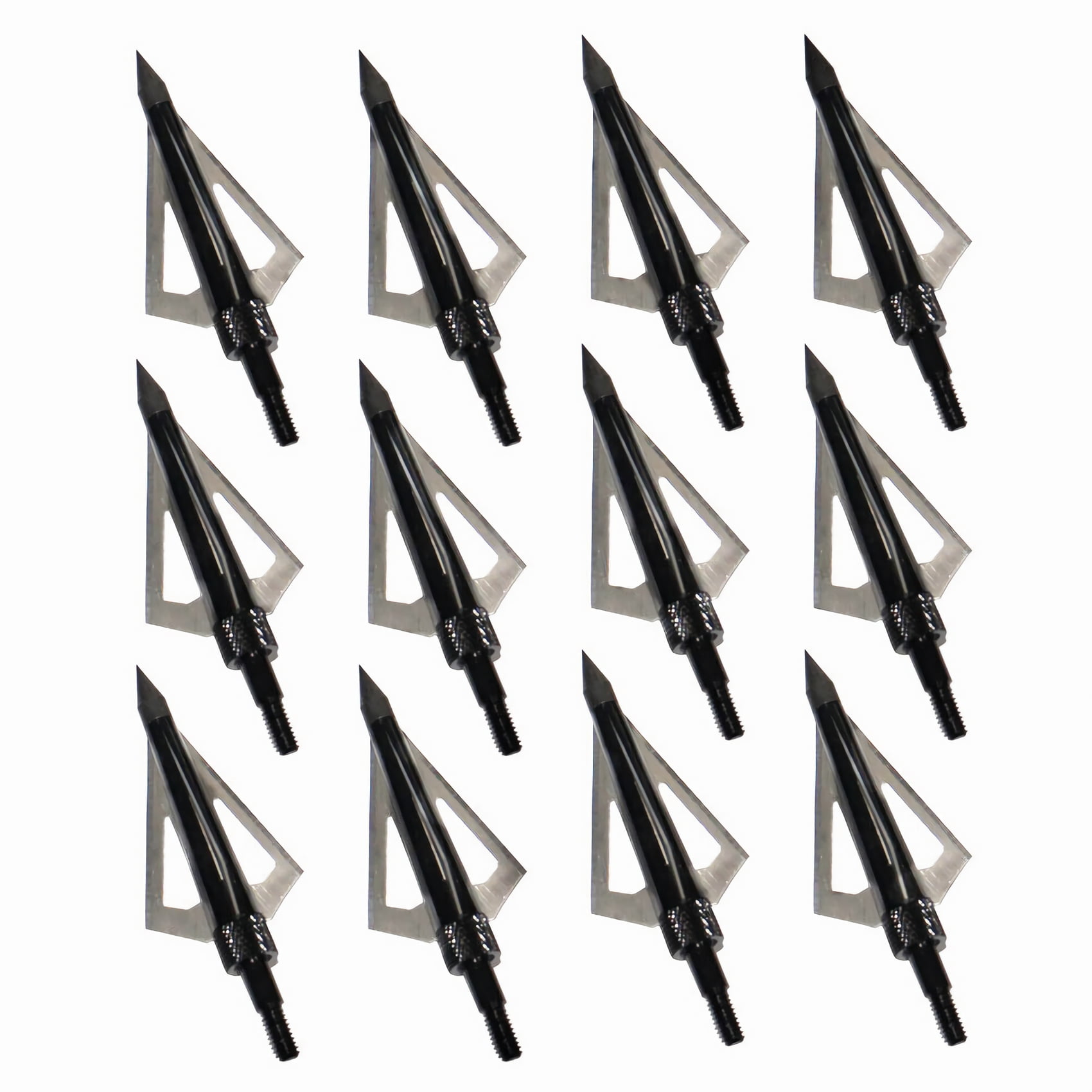 12pcs Archerys Broadheads 125 Grains Hunting Arrows Heads Arrows Tips ...