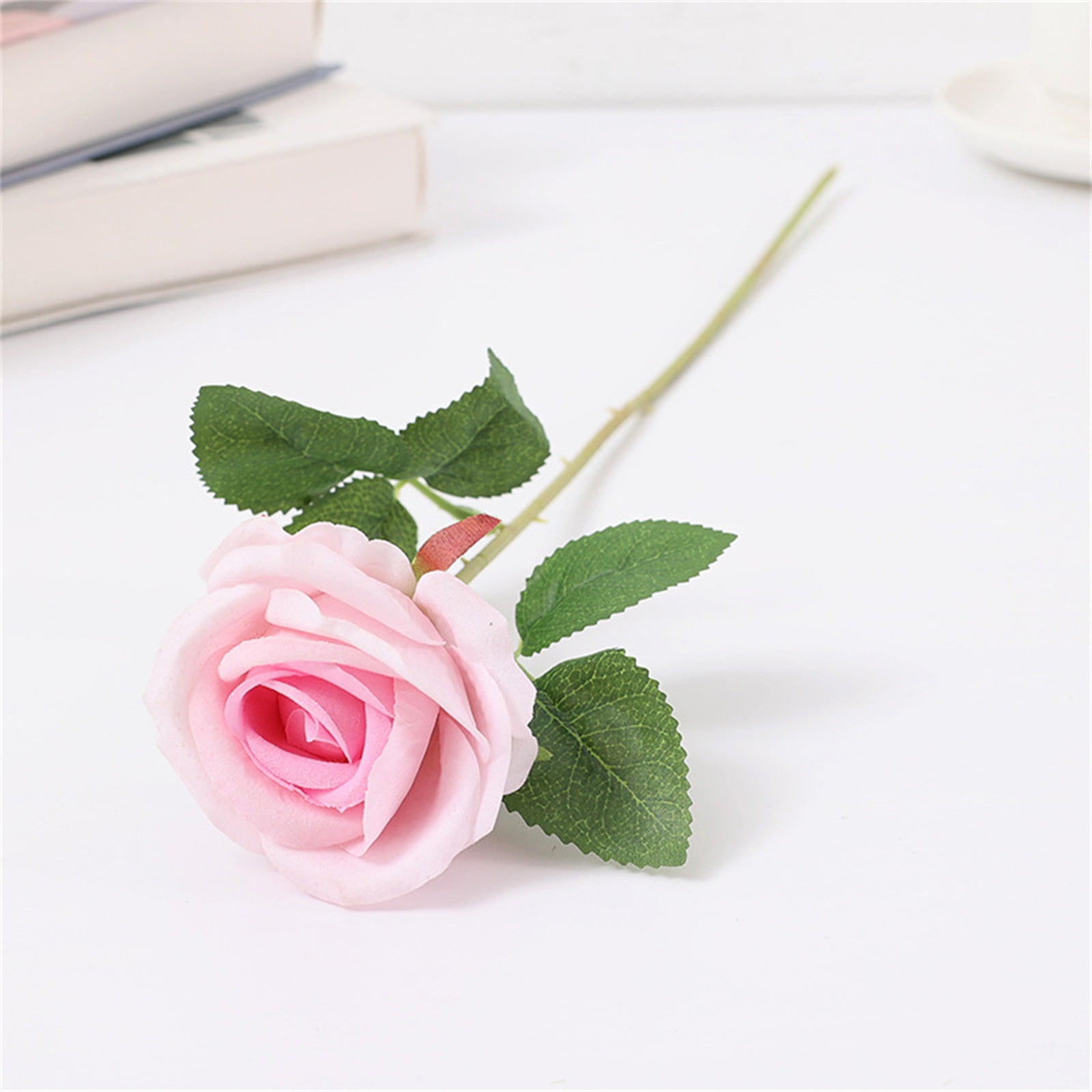 12pcs Artificial Rose Flowers Simulated Snow Mountain Rose Bouquets ...