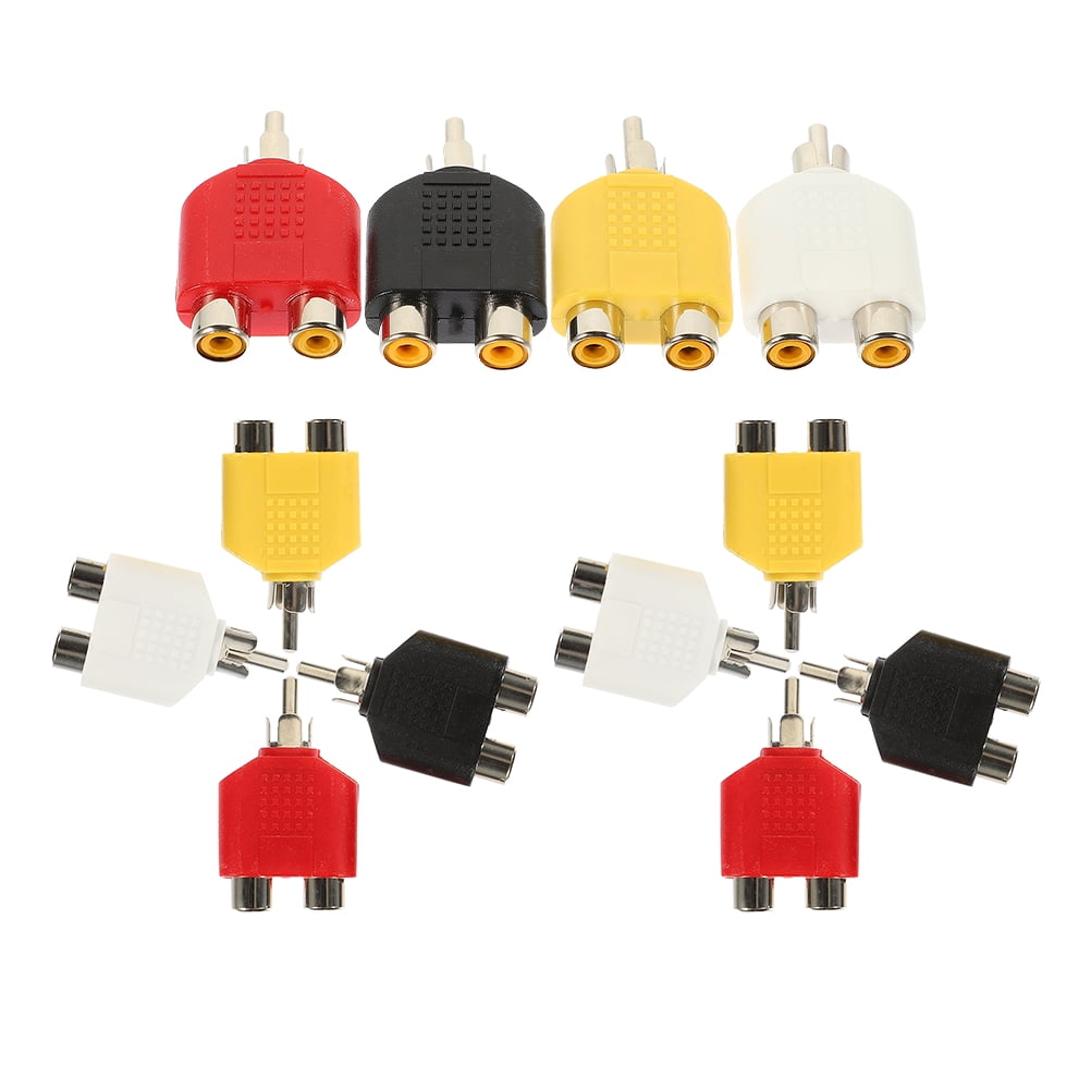 12pcs Audio Jack Splitter Male to Female Adapter Y Splitter for Audio ...