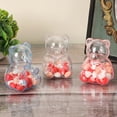 12pcs Bear Shaped Acrylic Candy Boxes Creative Bear Shaped Treats ...