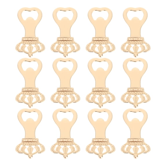 12pcs Beer Openers Royal Beer Bottle Openers Rhinestone Crown Bottle ...