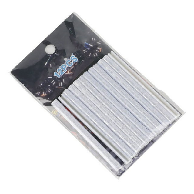 12pcs Bicycle Wheel Spokes Reflective Sticker Tube Strip Cycling ...